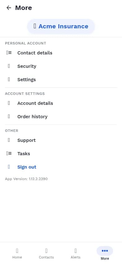 Acme Insurance UI Revamp