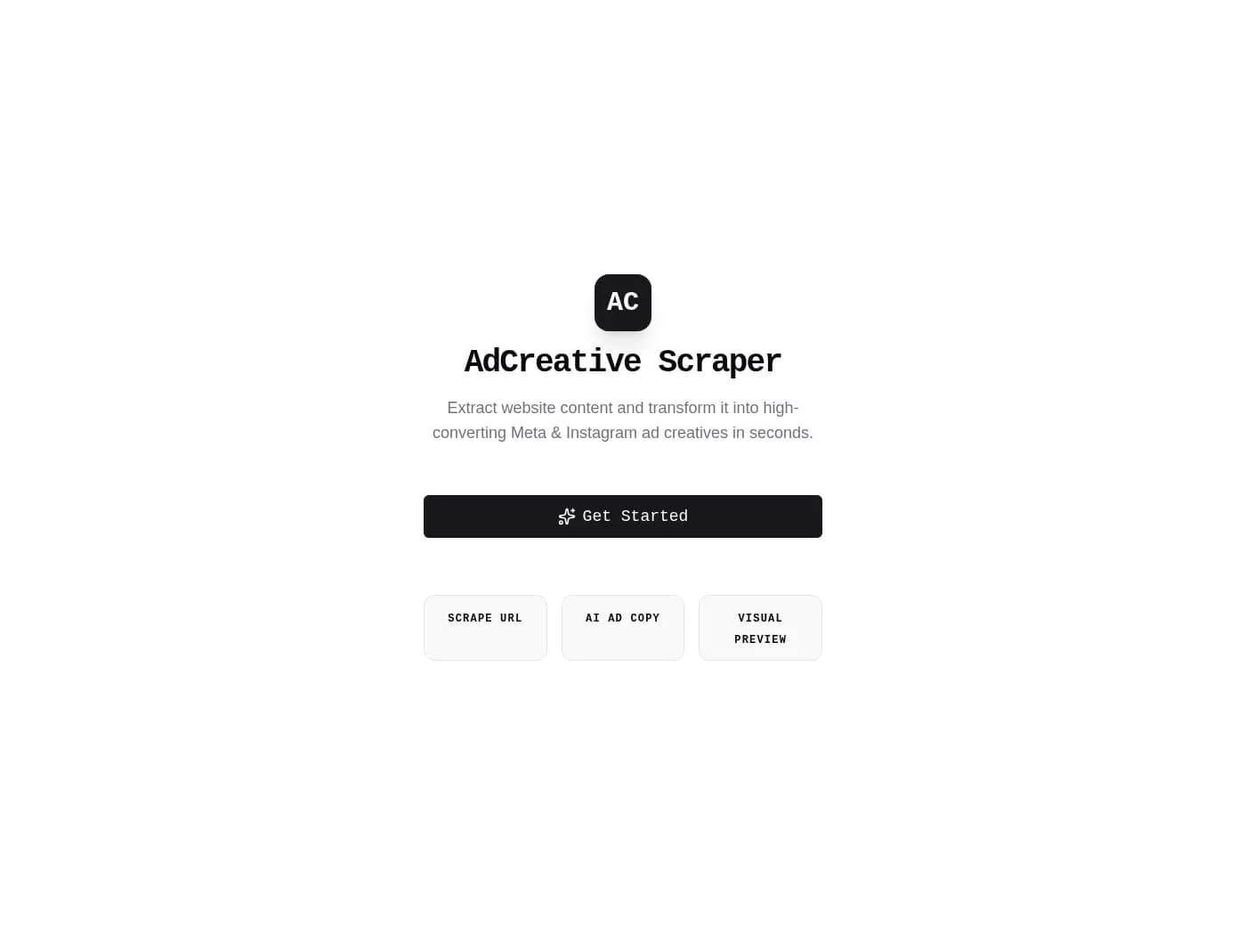 Ad Creative Scraper
