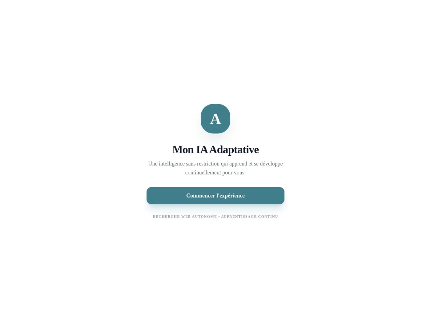 My Adaptive AI