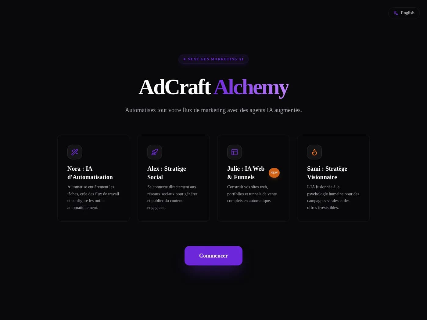 AdCraft Alchemy AI Upgrade