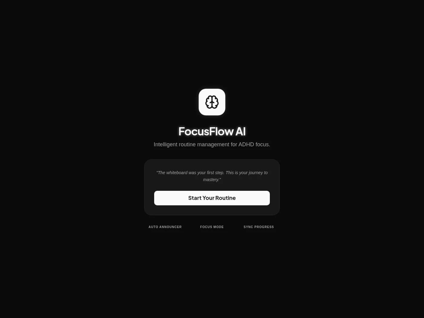 ADHD Daily Routine AI