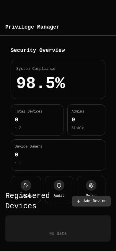 Admin Device Privileges Manager