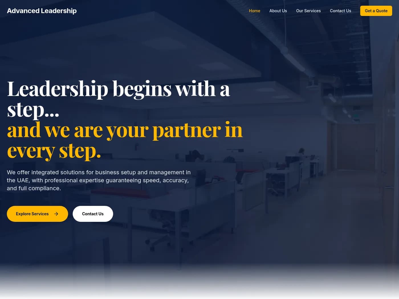 Advanced Leadership Website