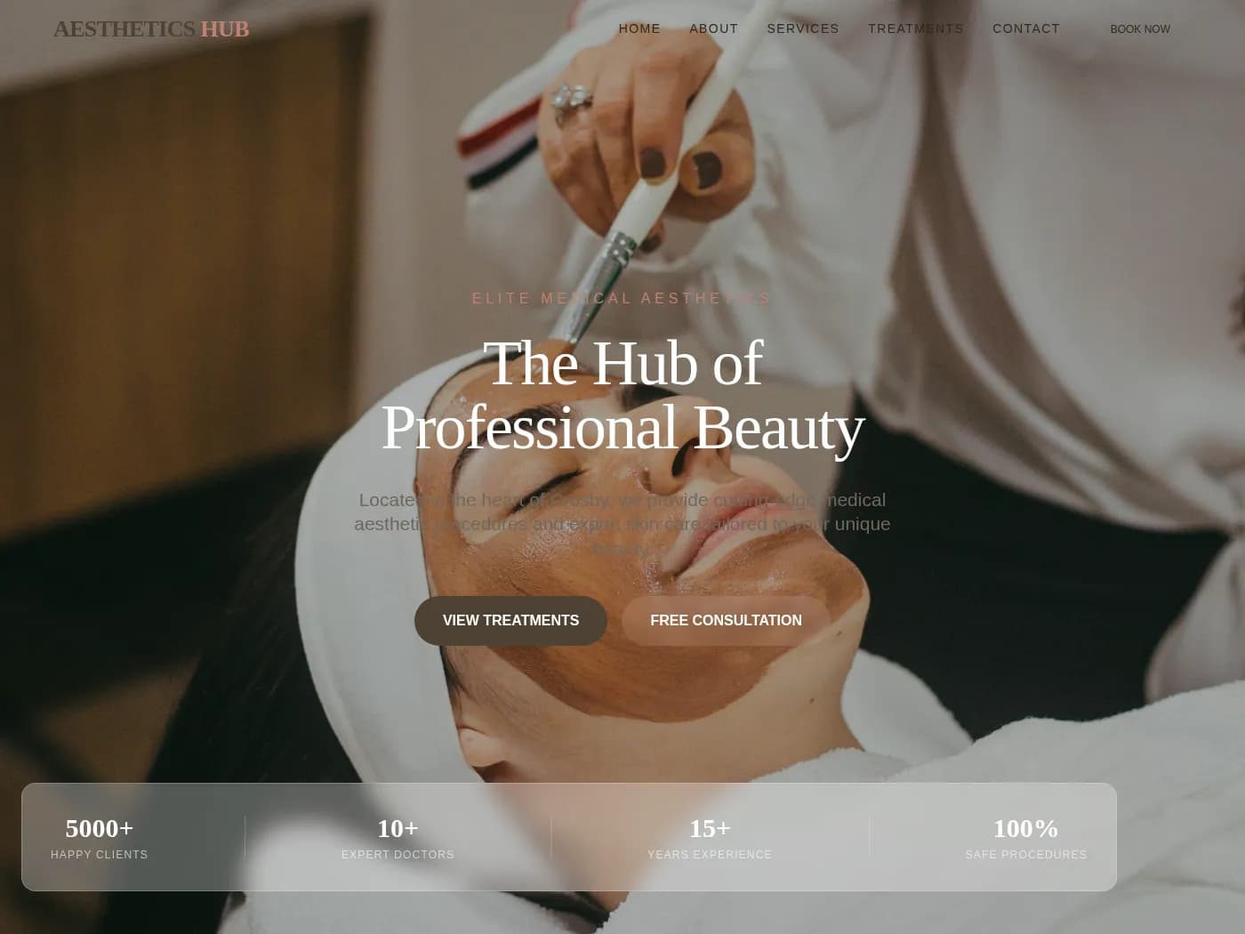 Aesthetics Hub Clinic Site