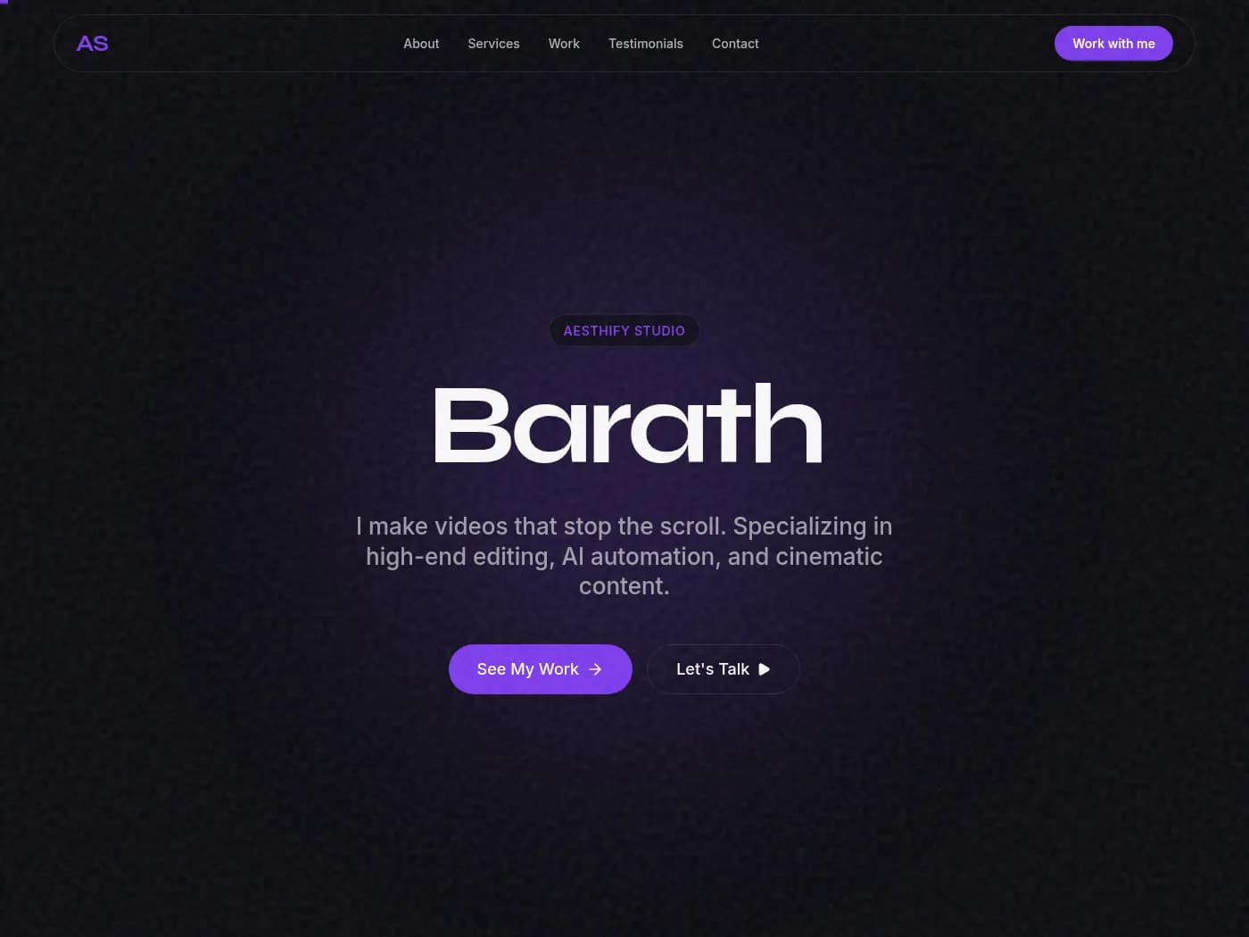 Aesthify Studio Portfolio