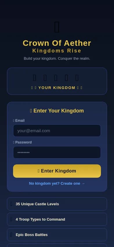 Crown Of Aether: Kingdoms Rise