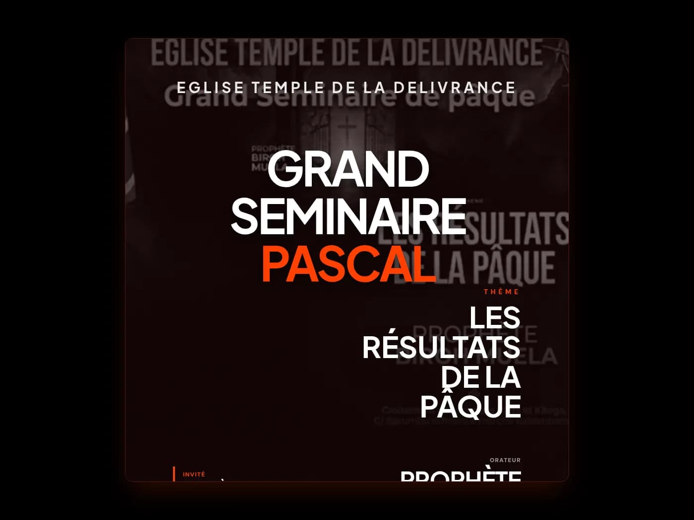 Afficheur Pascal Event