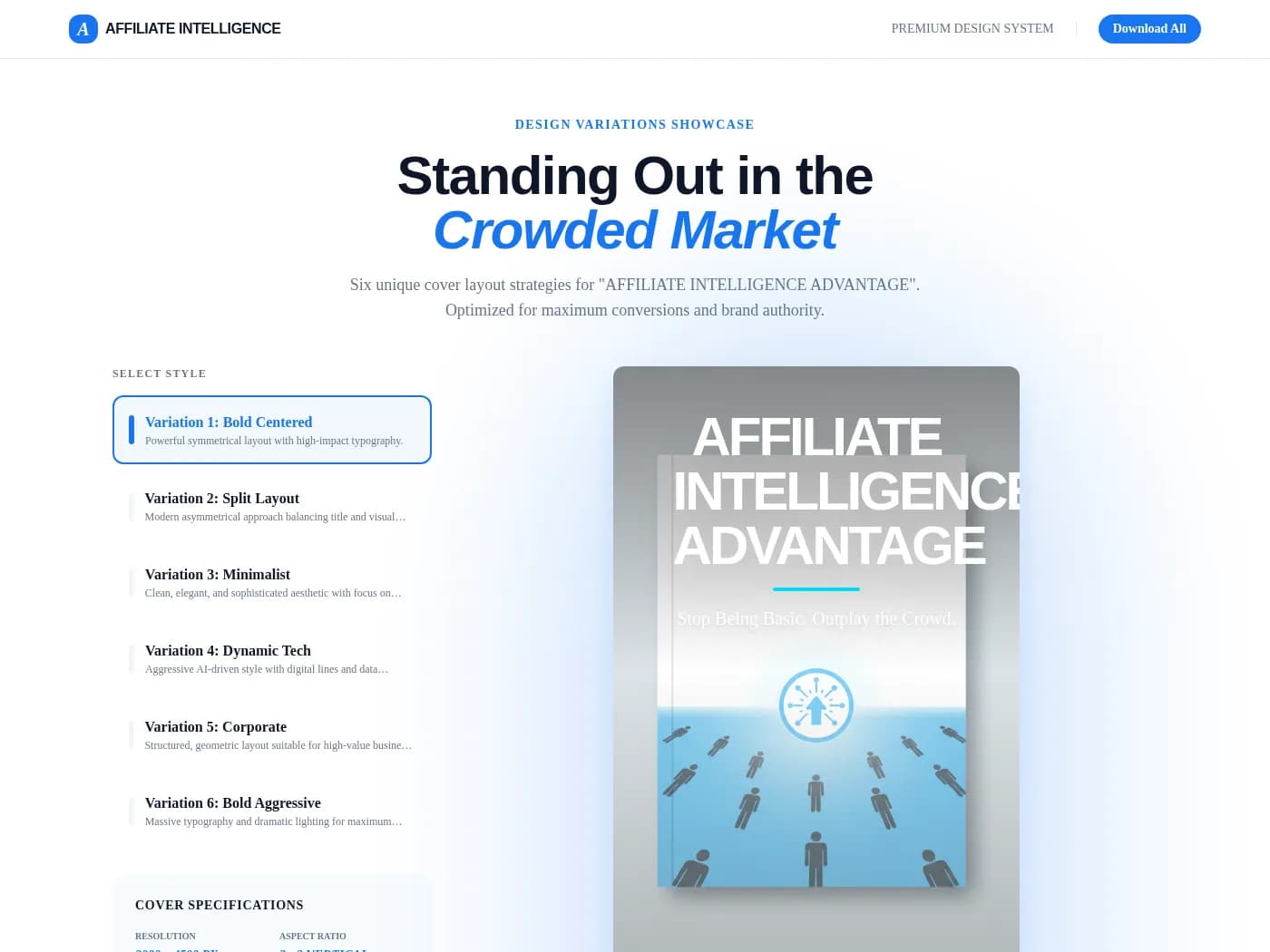 Affiliate Cover Variations