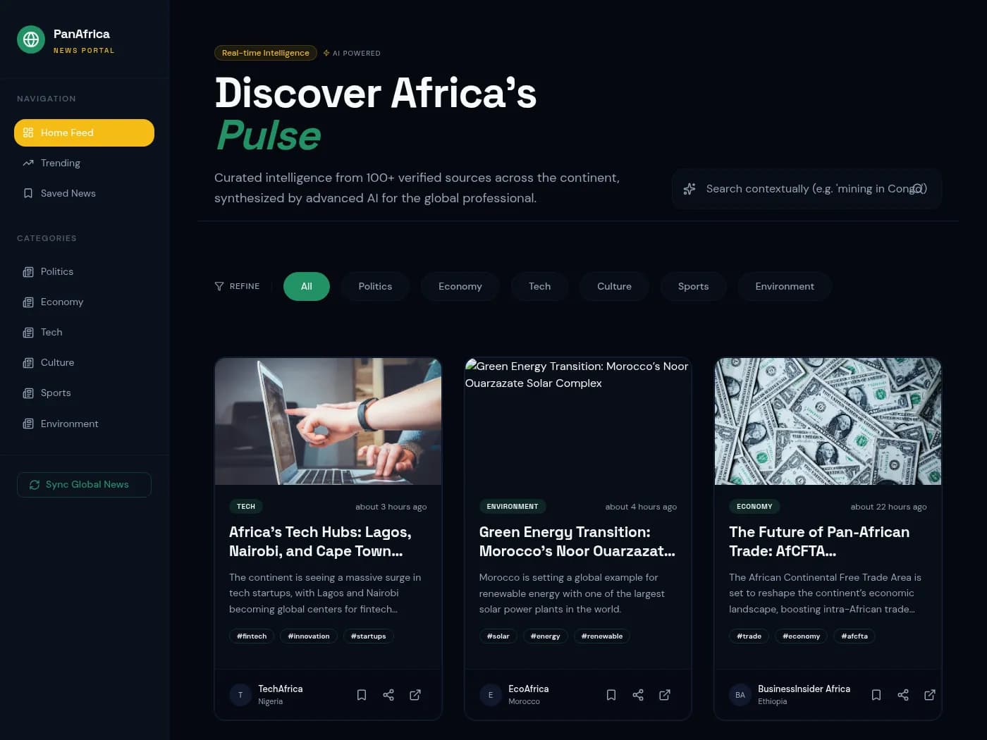 PanAfrica News Portal