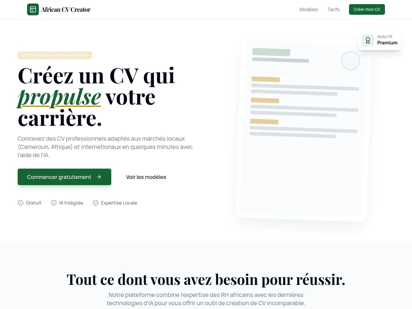 African CV Creator
