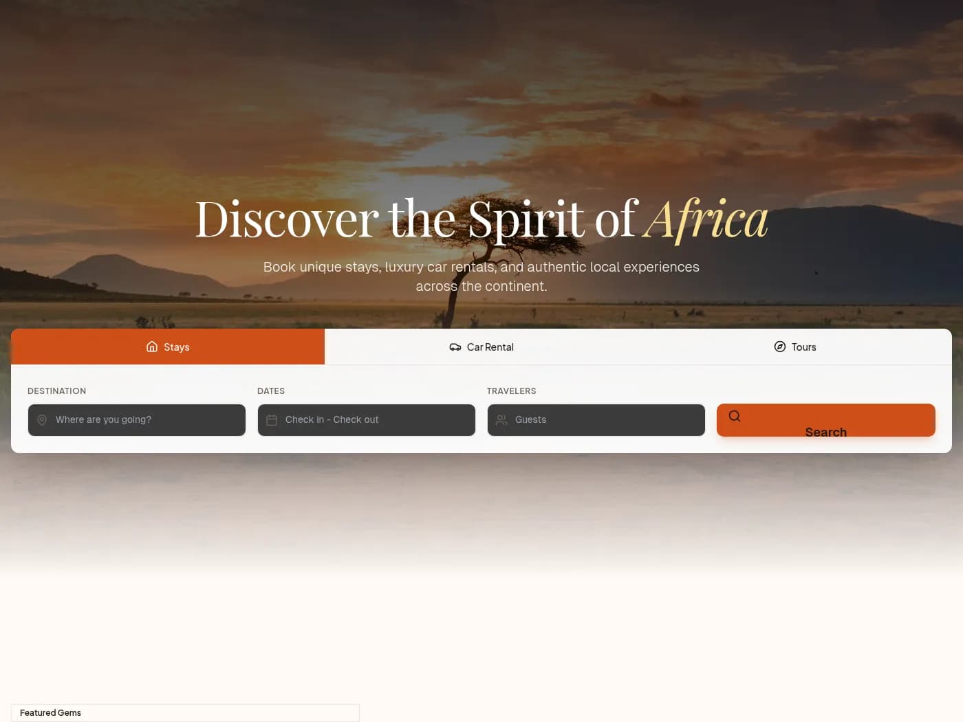 AfriStay Bookings