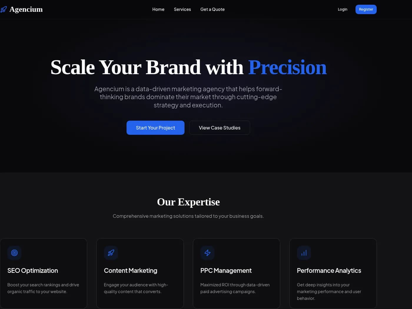 Agencium Client Portal