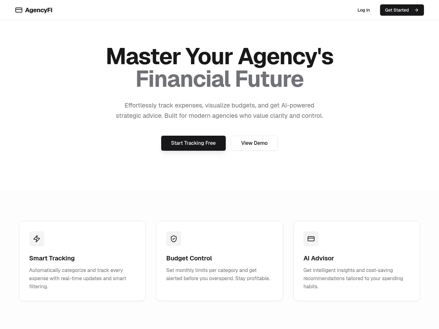 Agency Finance Dashboard