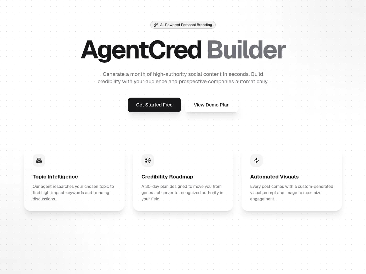 AgentCred Builder