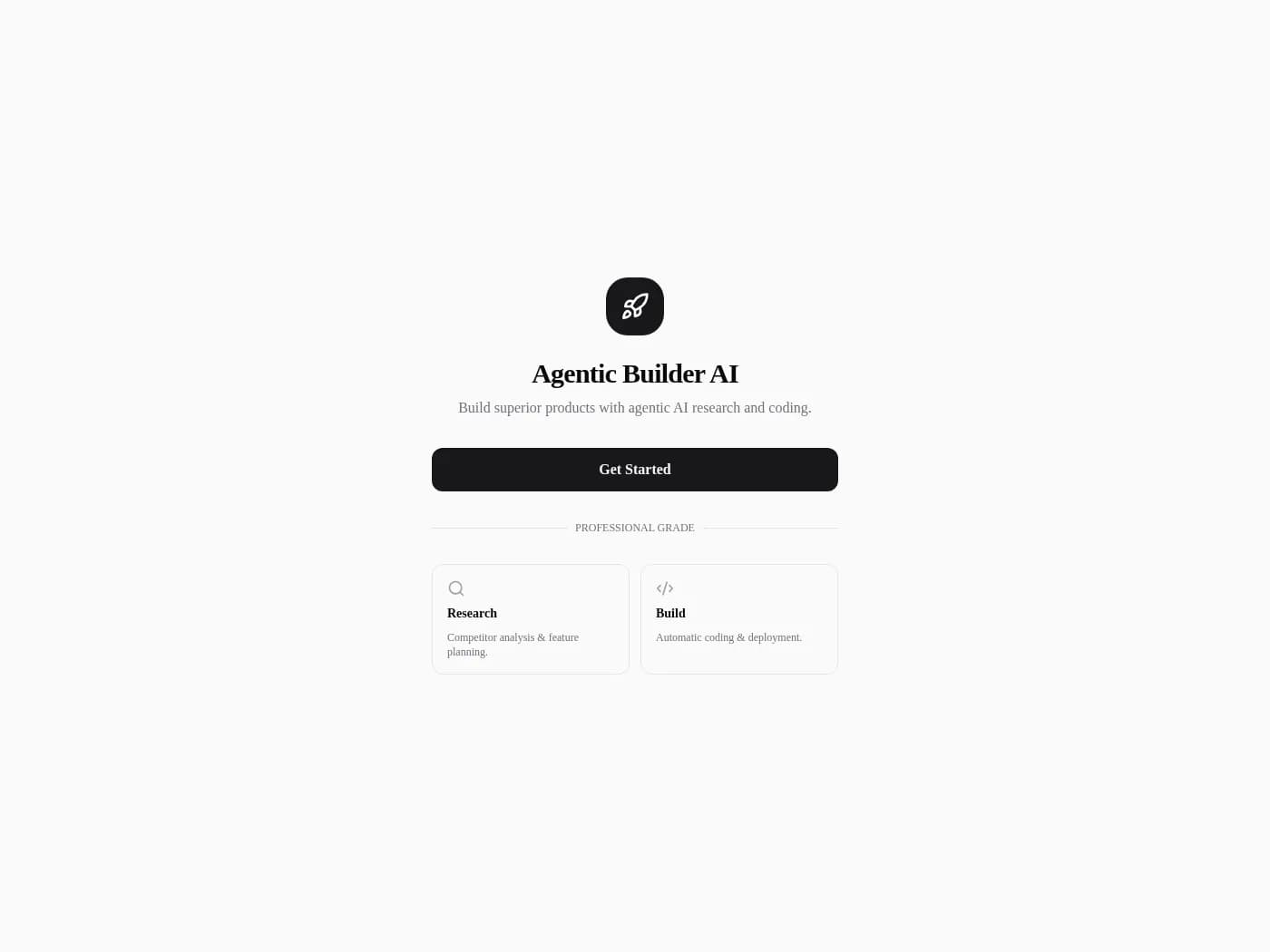 Agentic Builder AI