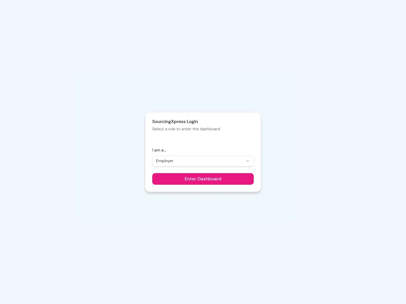 SourcingXpress Agentic Dashboard