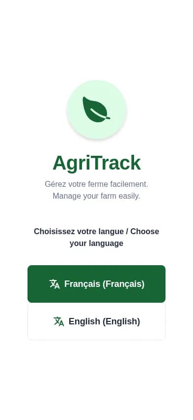 AgriTrack Manager