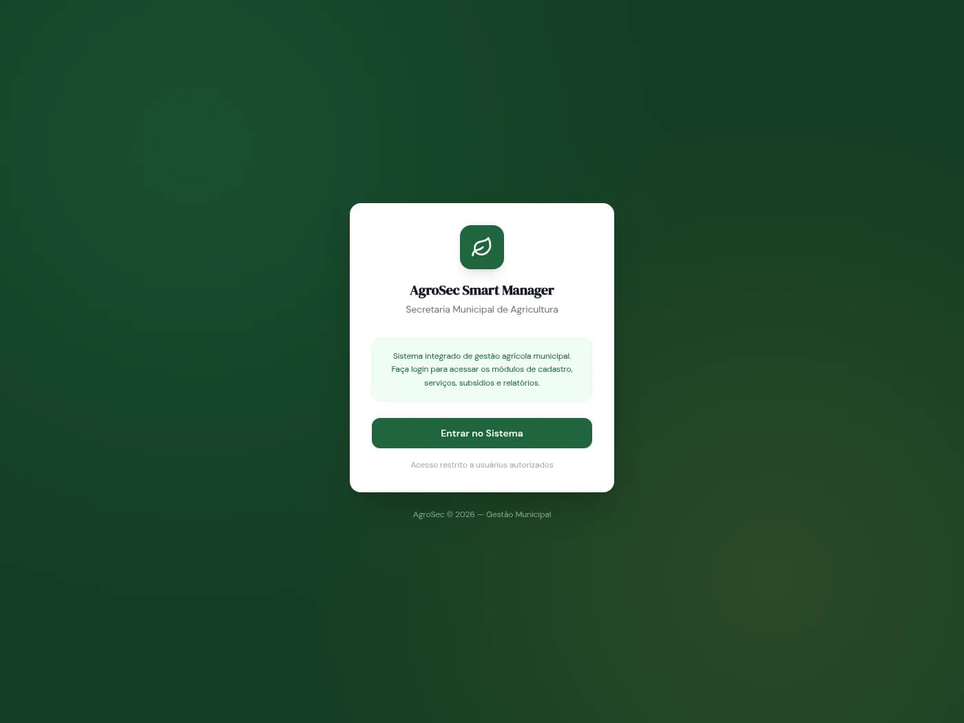 AgroSec Smart Manager
