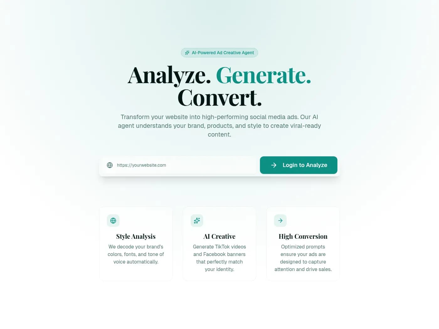 Smart Ad Creative Agent
