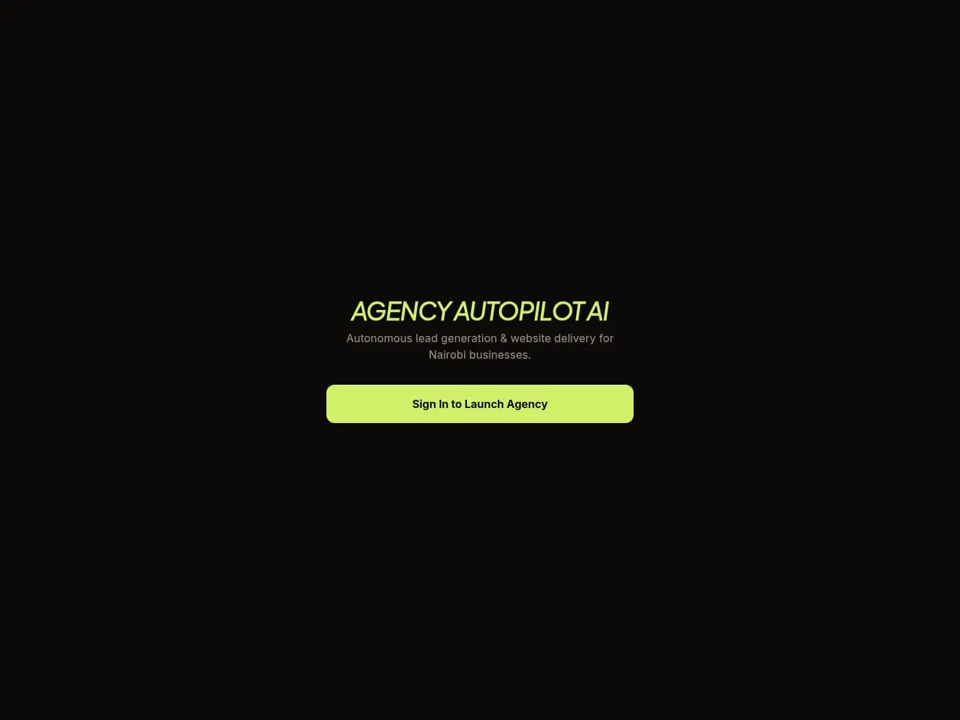 Agency Autopilot AI