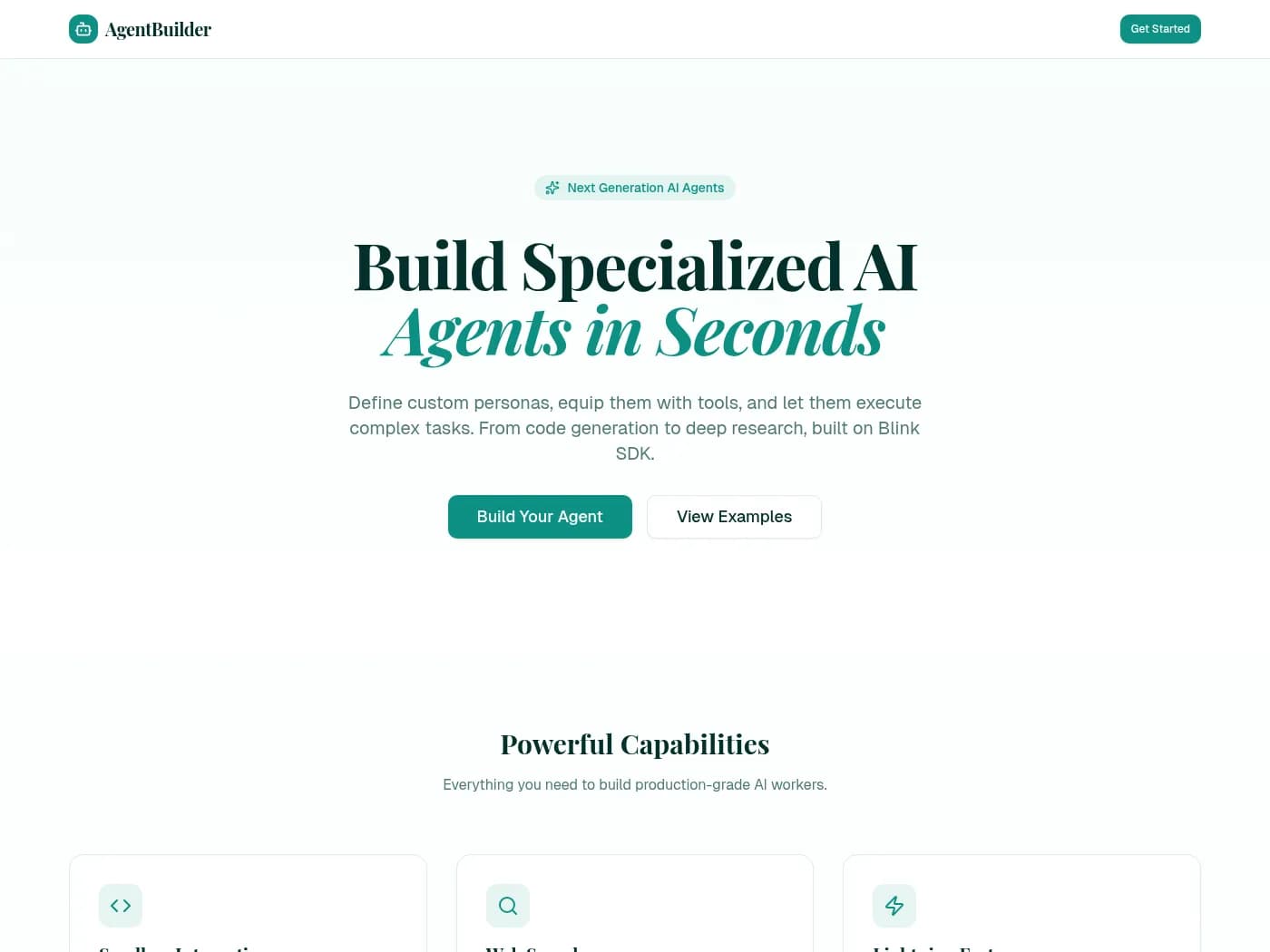 AI Agent Builder