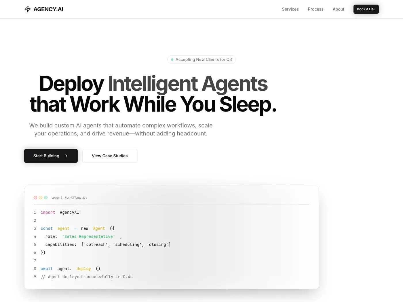 AIAgent Agency Site