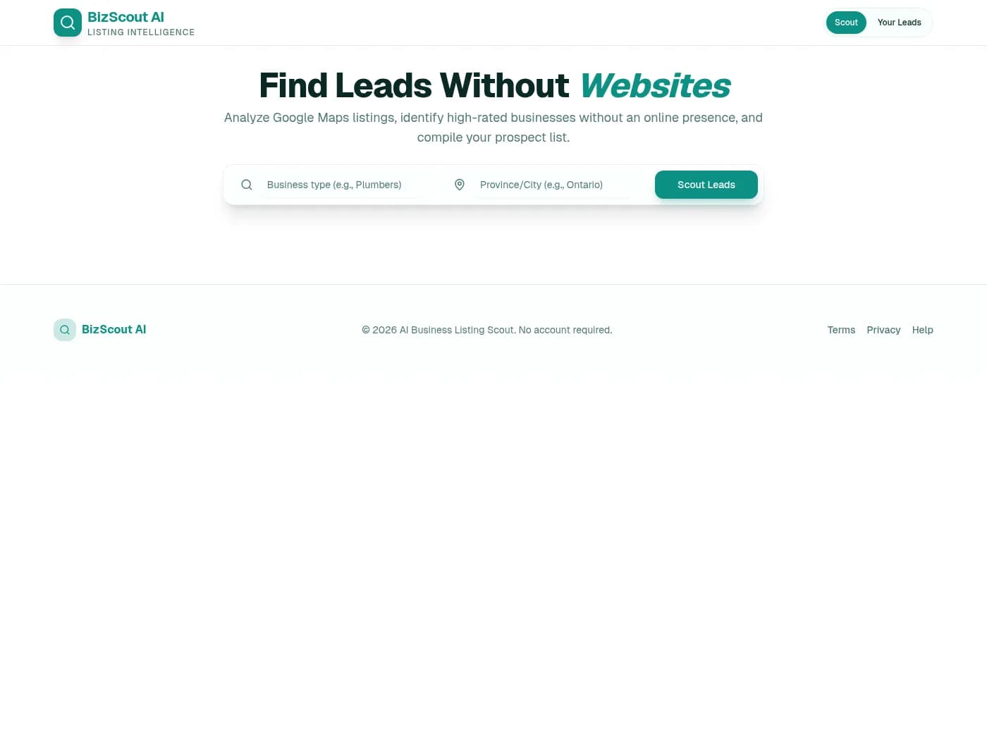 AI Business Listing Scout