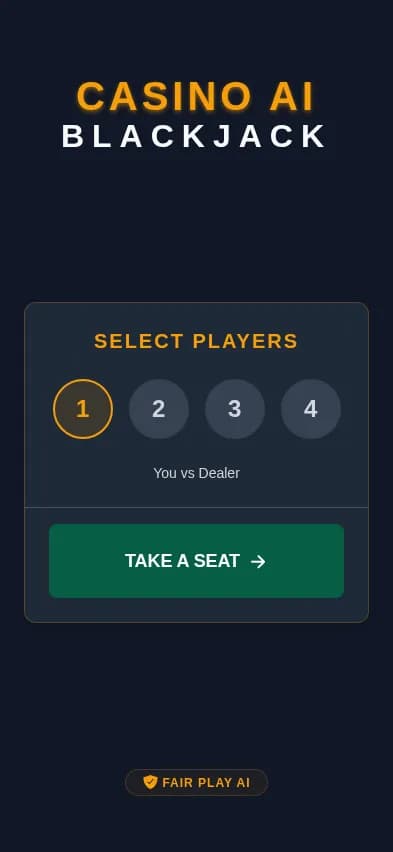 Casino AI Blackjack