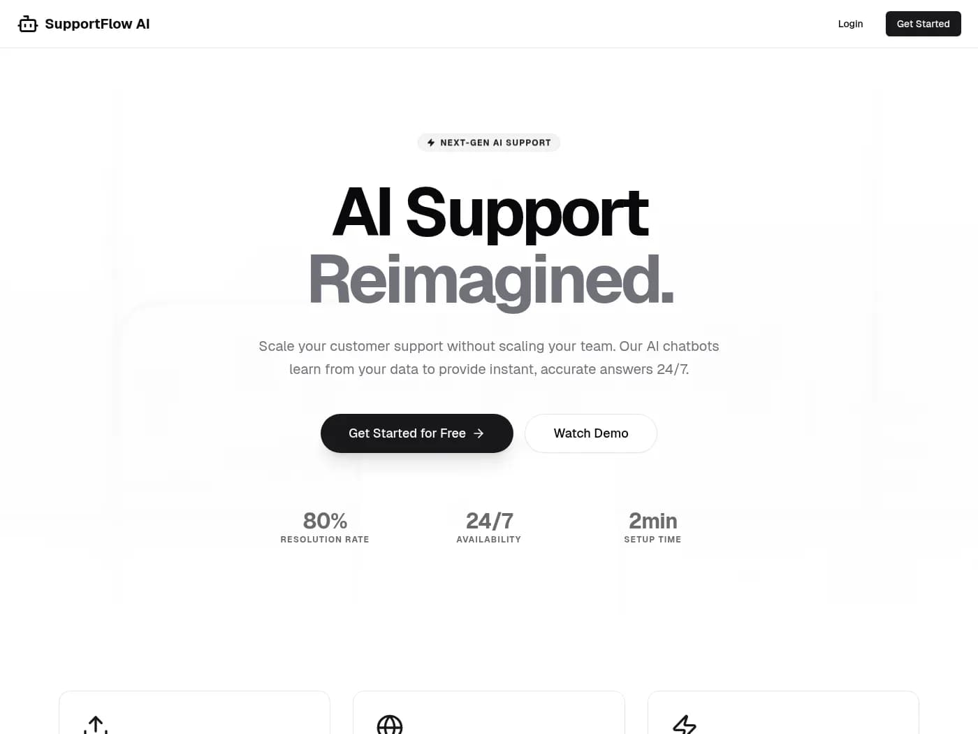 AI Support Chatbot Platform