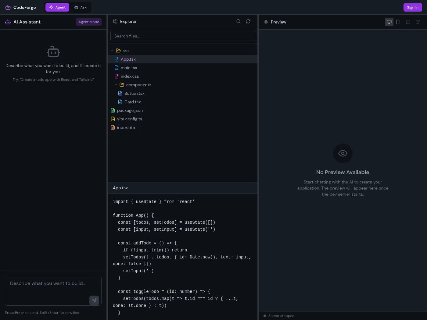 Code Assistant Workspace