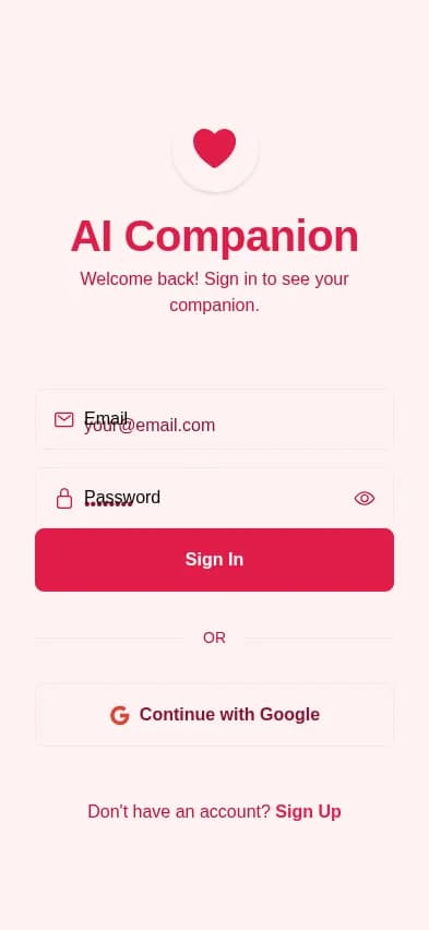 AI Companion App