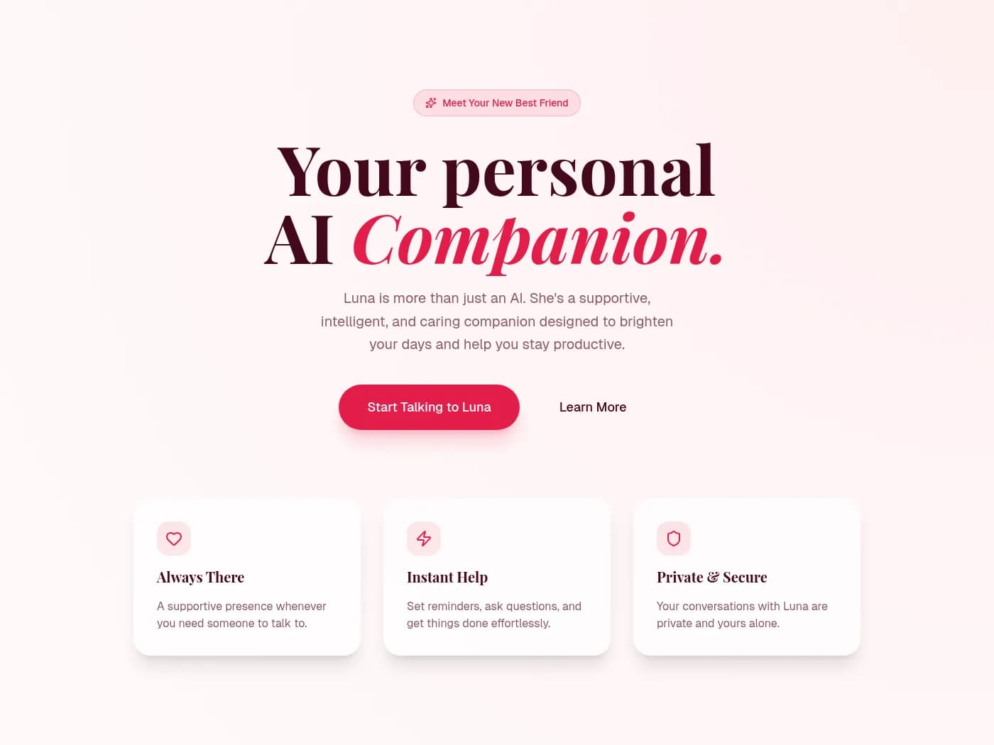 AI Companion Assistant