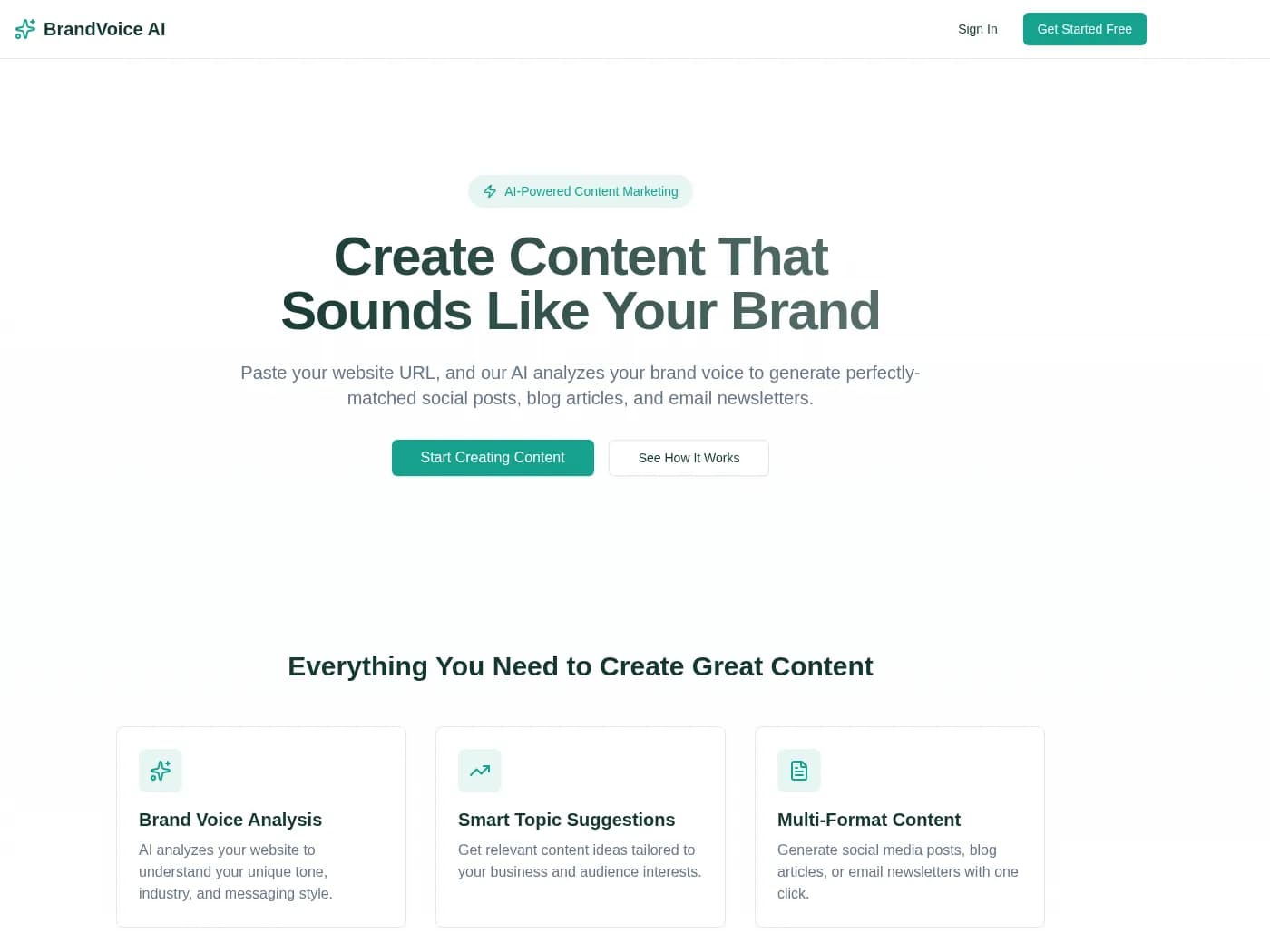 BrandVoice AI Marketer