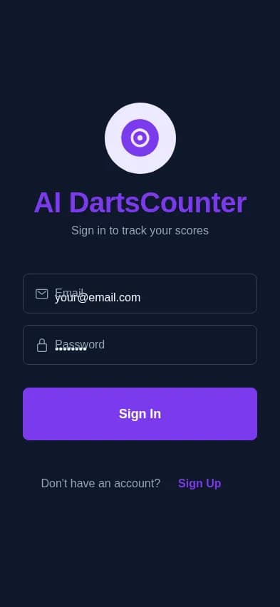 AI DartsCounter App