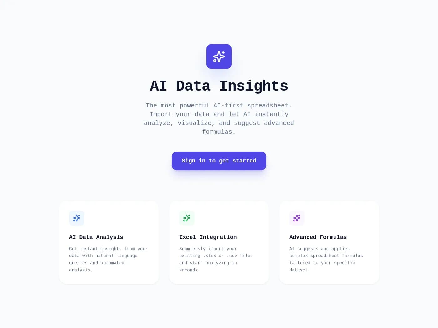 AI Data Insights App
