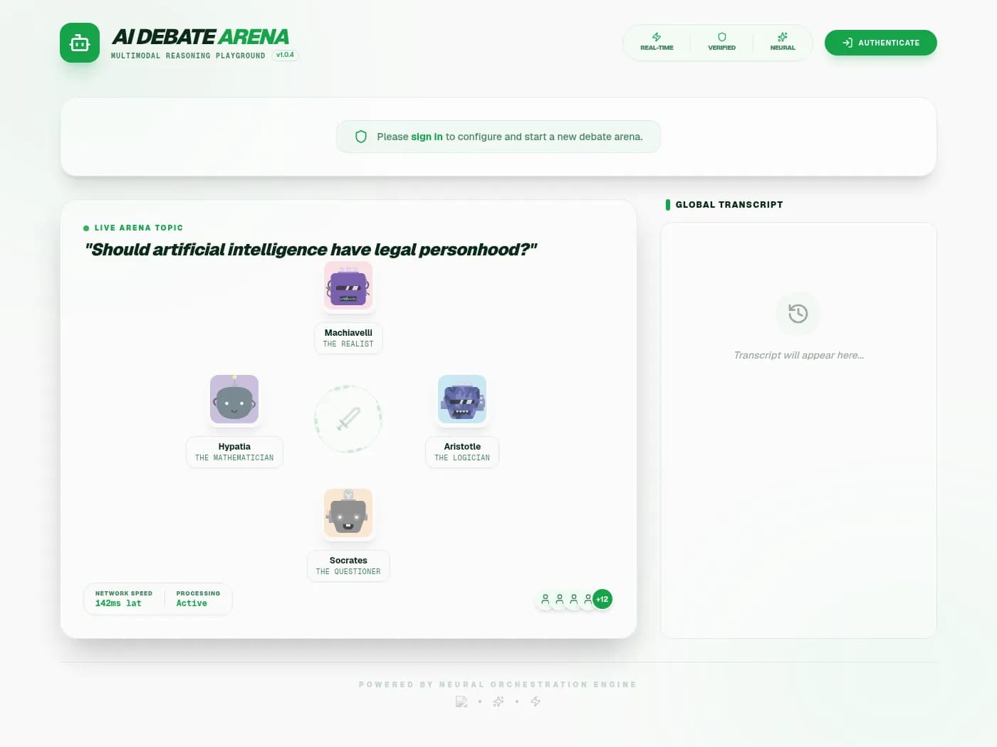 AI Debate Arena