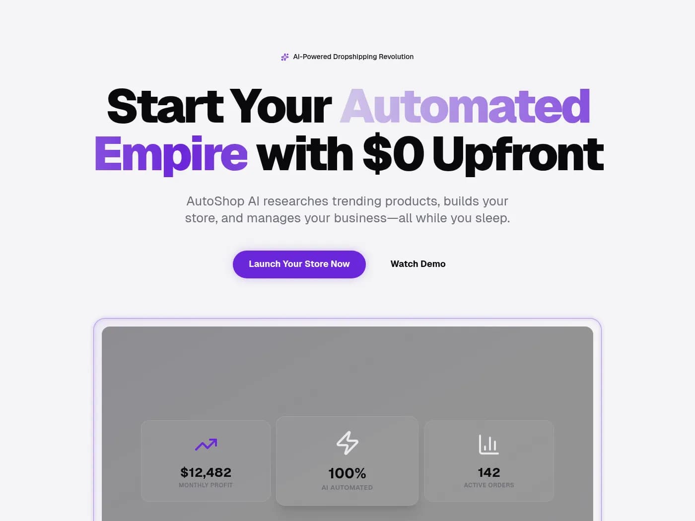 AutoShop AI Store Builder