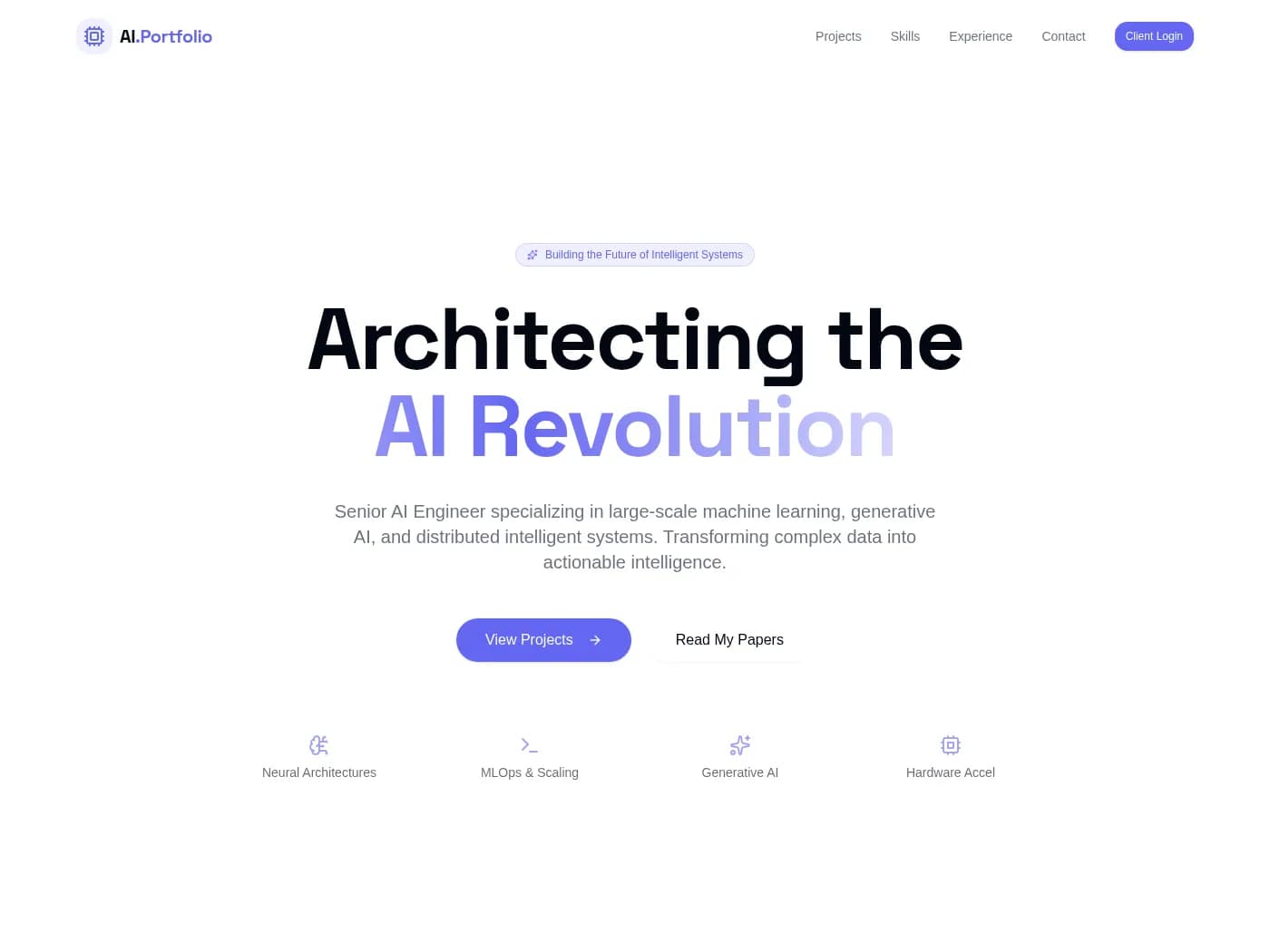 AI Engineer Portfolio