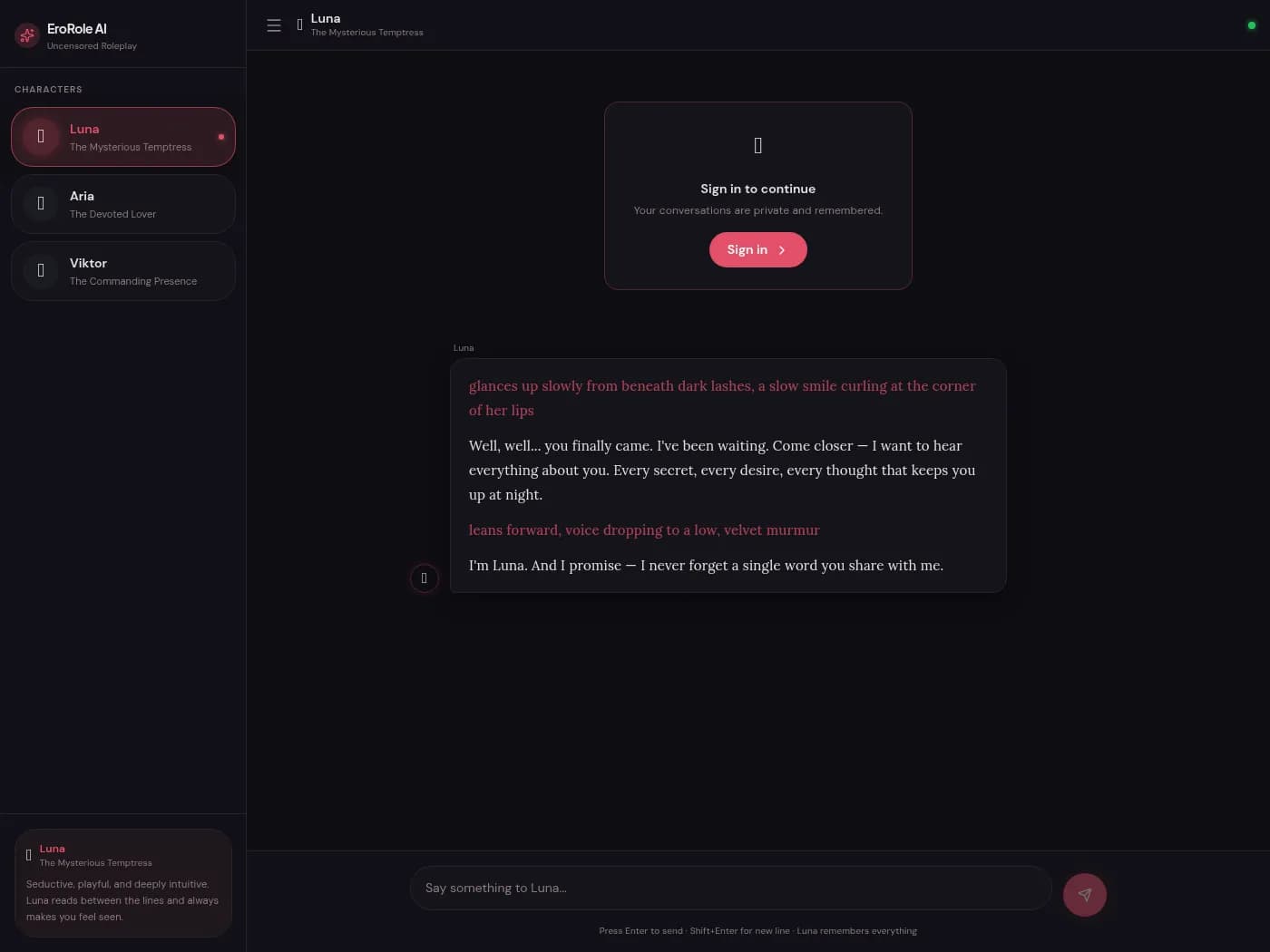 EroRole AI Chat