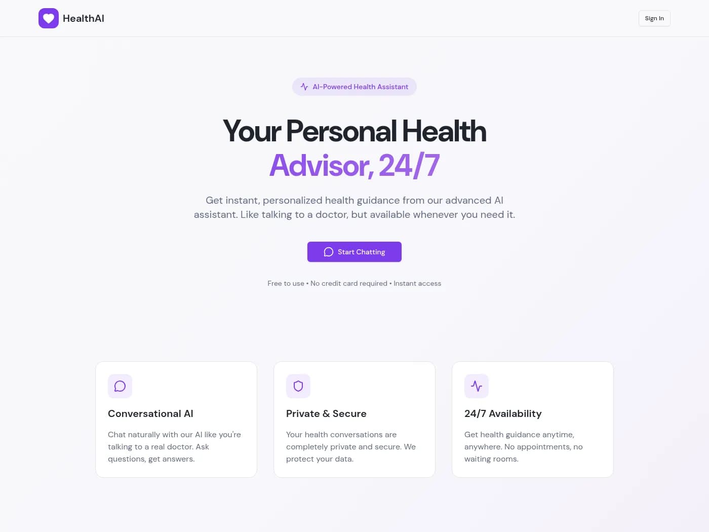 AI Health Chat Assistant