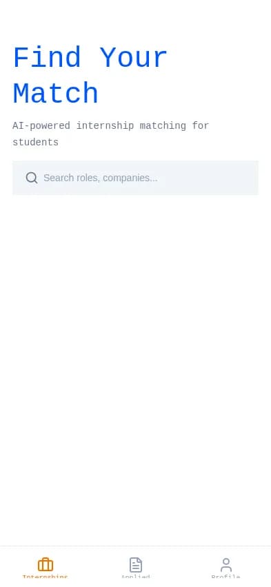AI Internship Matcher