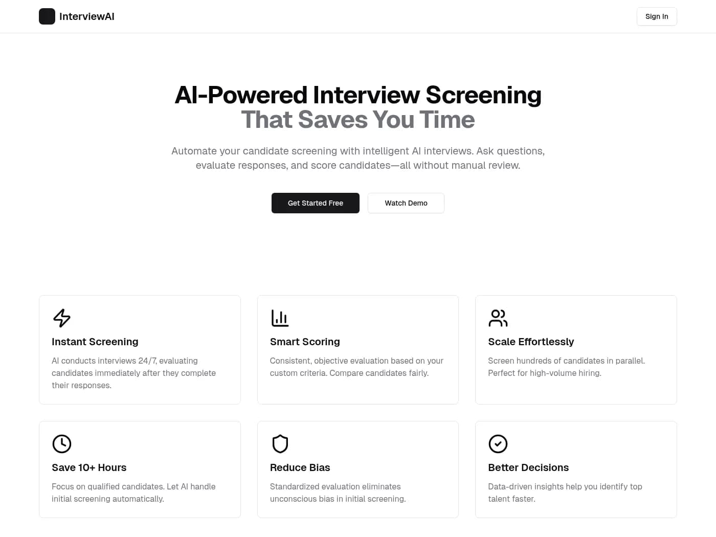 AI Interview Screener