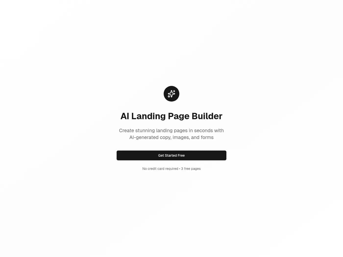 AI Landing Page Builder