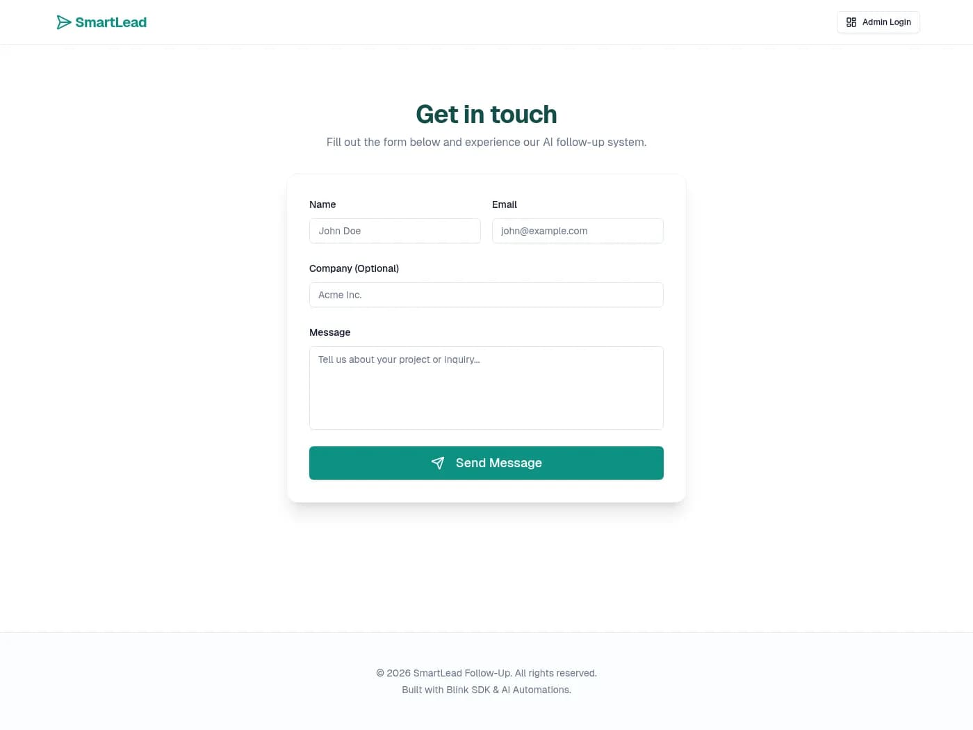 SmartLead Follow-Up