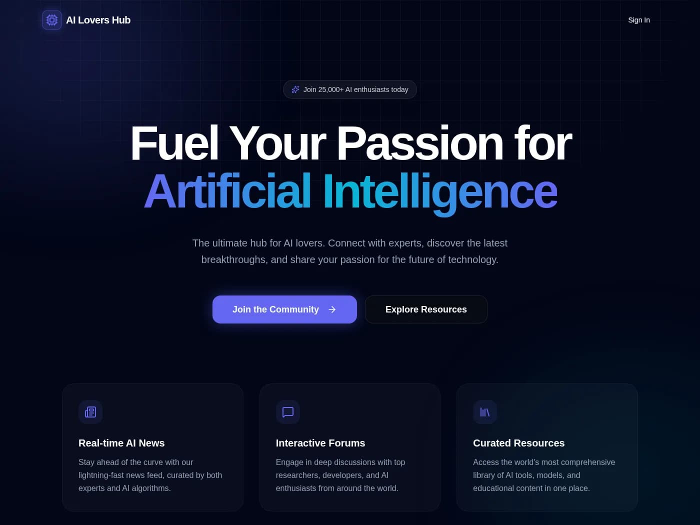 AI Lovers Hub