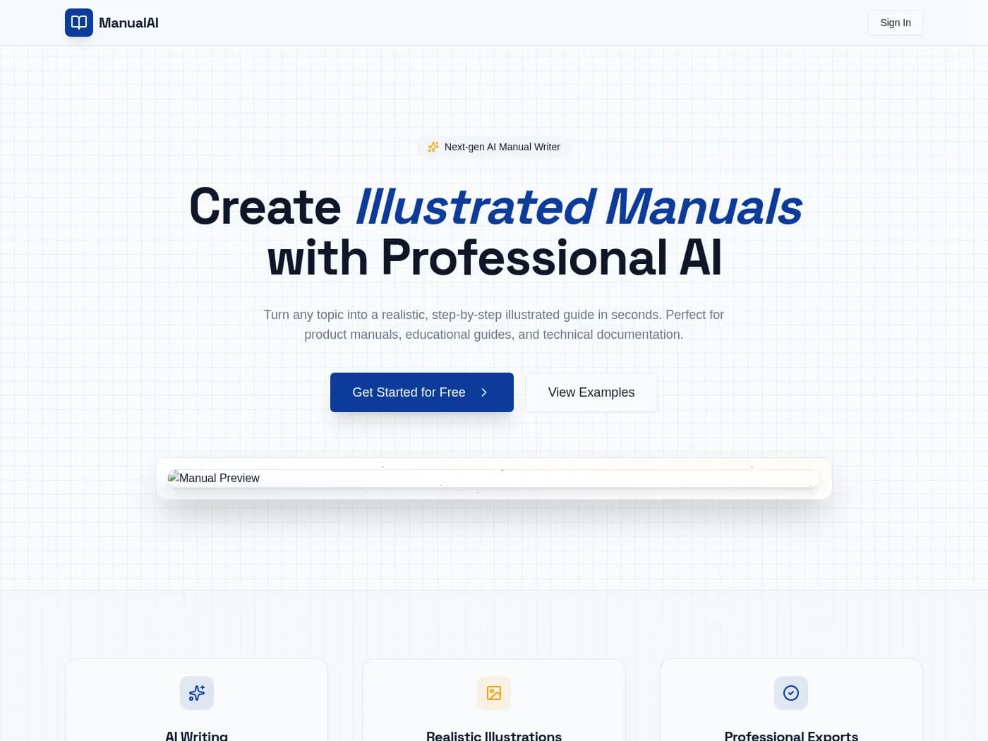 Illustrated Manual AI