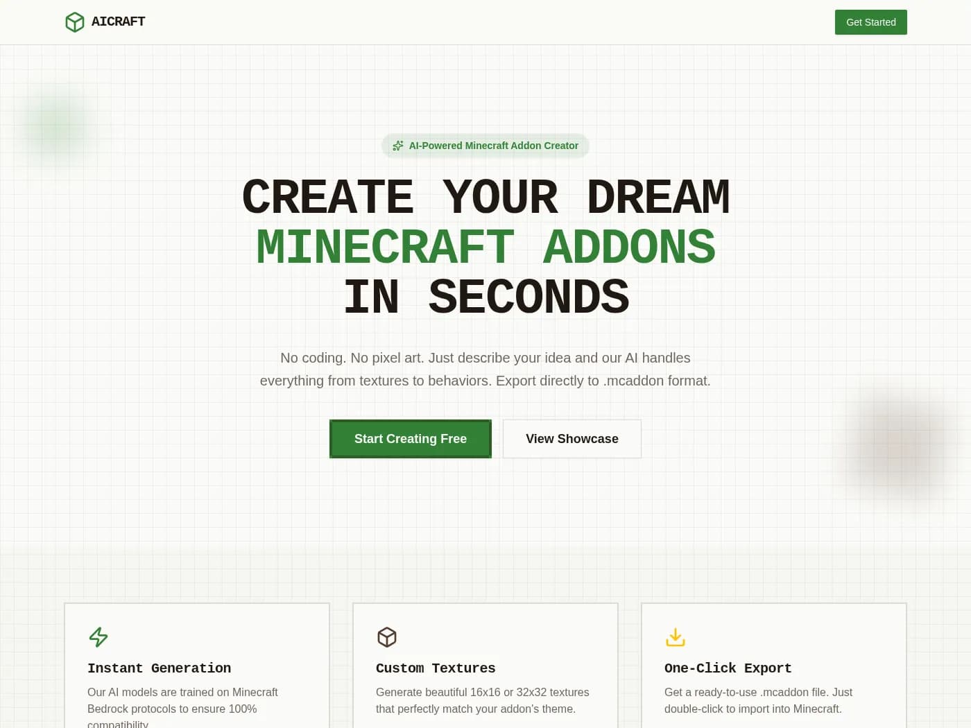 AICraft Addon Maker
