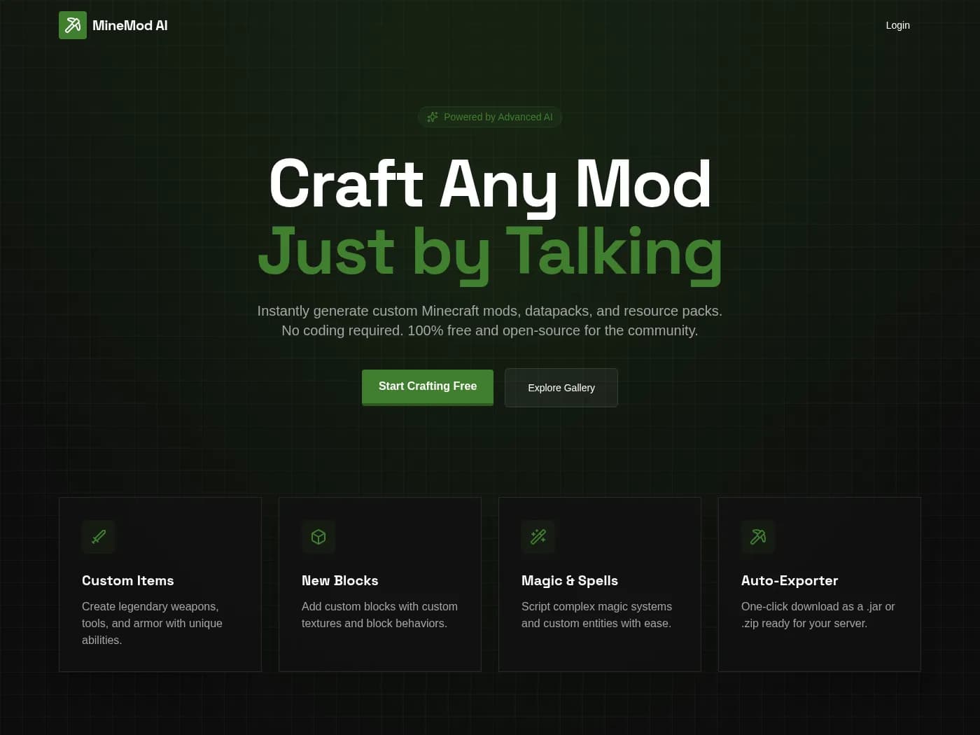 AI Minecraft Mod Maker