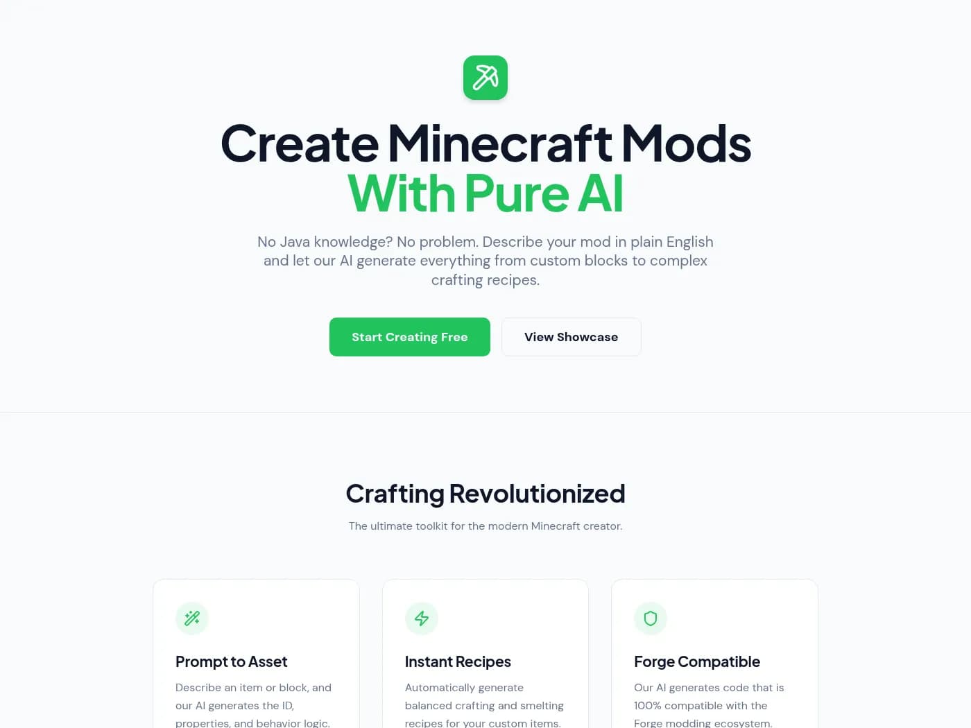 AI Minecraft Mod Creator
