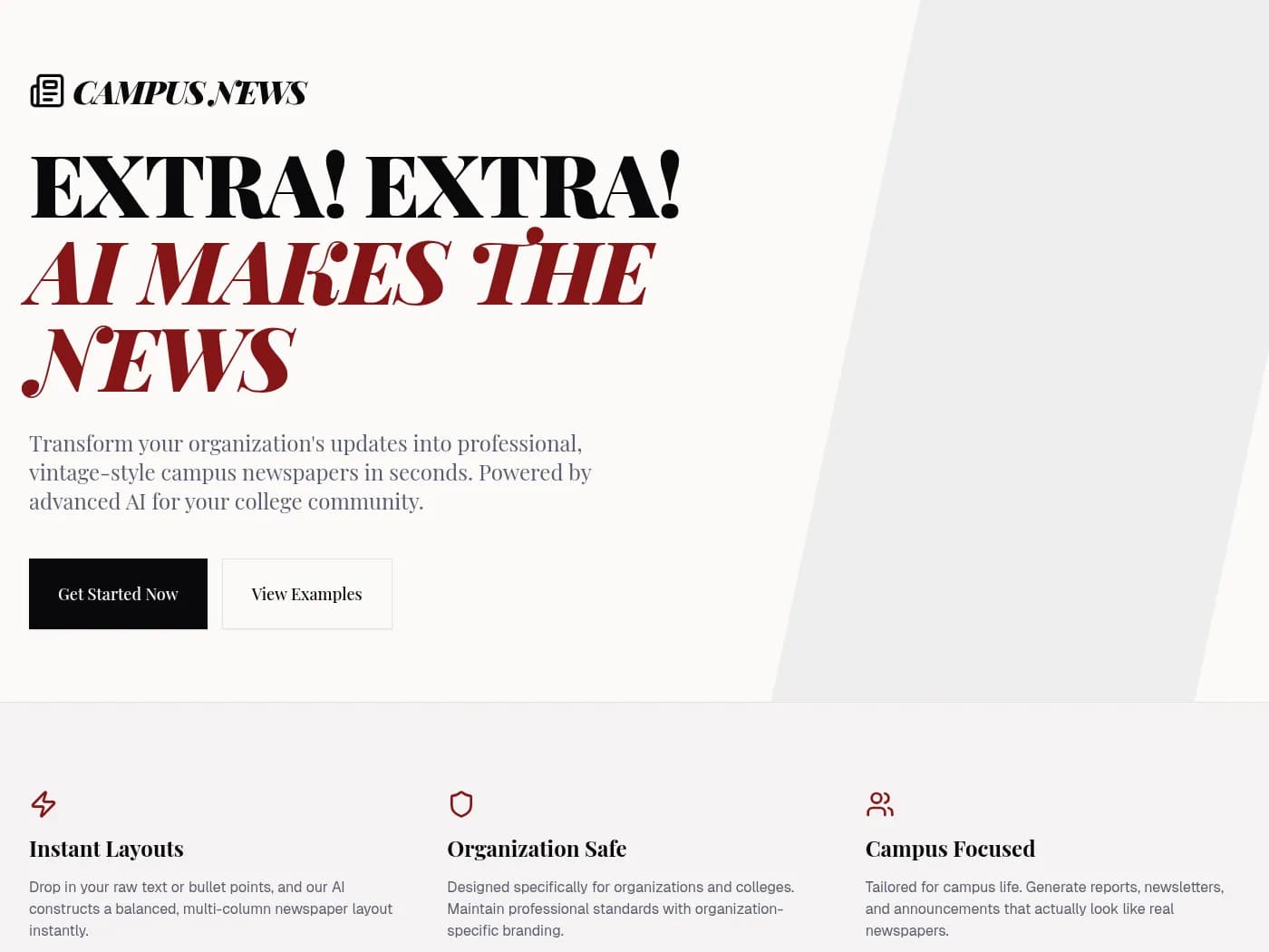 AI Campus News Maker